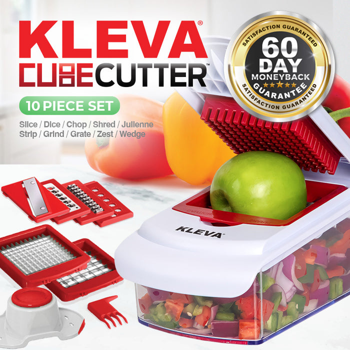 Buy 1 Get 1 FREE Kleva Cube Cutter Compact Vegetable Cutter – Kleva ...