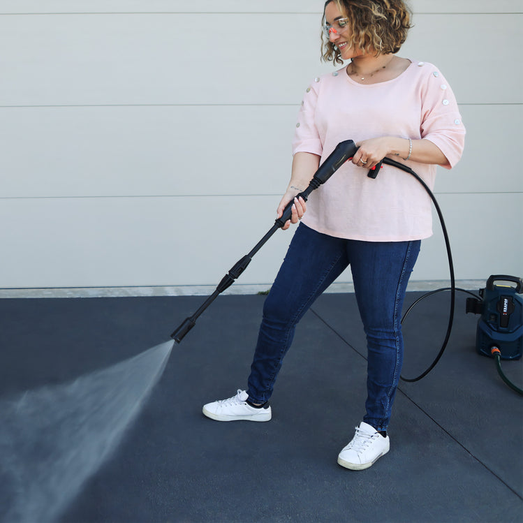 KRAPOF® Mini Electric Pressure Washer - Suitable for any Household or ...