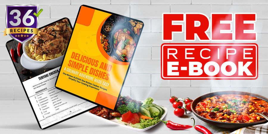 KLEVA® One Button 10-in-1 Cooker TV Special + FREE Recipe eBook – Kleva Range - Everyday Innovations