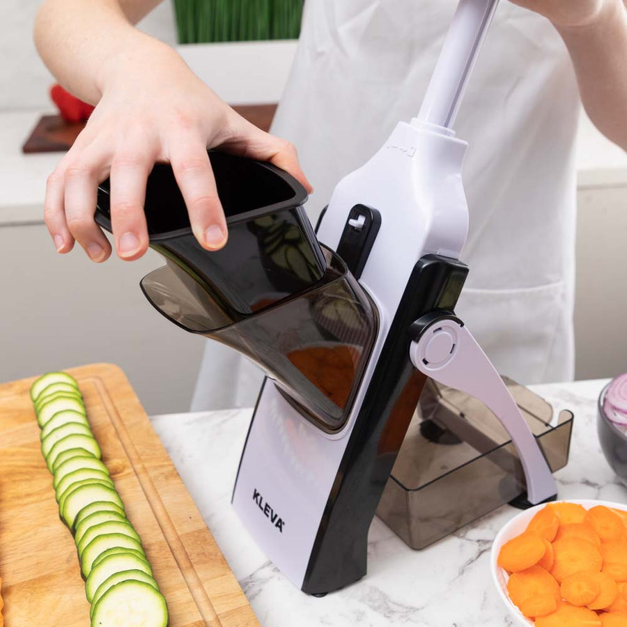 Kleva Safety Slicer™️ One-Push XL Vegetable Slicer + BONUS Peeler + Co – Kleva Range - Everyday ...