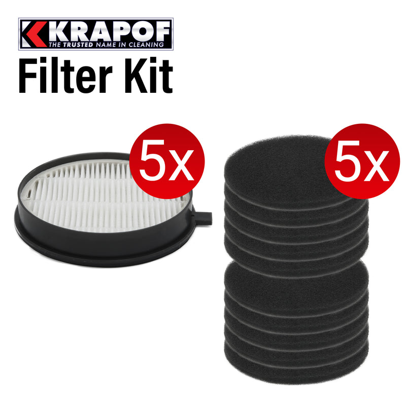 KRAPOF® Super Slim Power Vac Hepa Filter – Kleva Range - Everyday ...