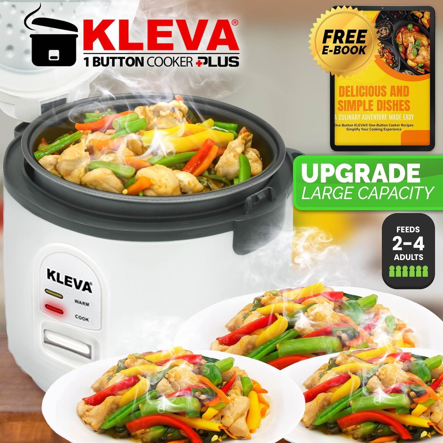 KLEVA® One Button 10-in-1 Cooker TV Special + FREE Recipe eBook – Kleva ...