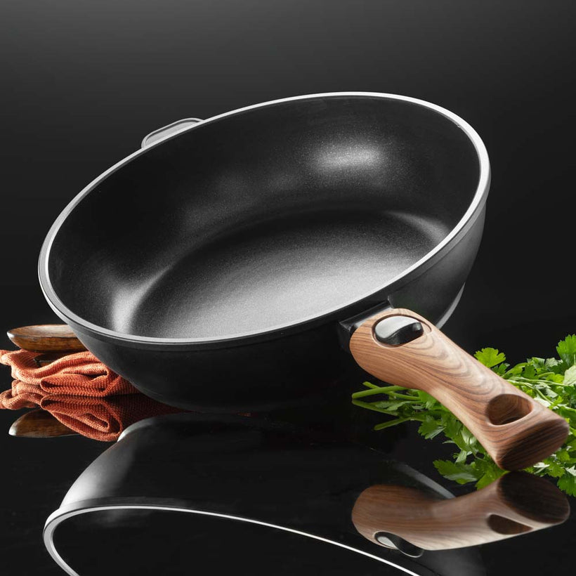 Diamond Earth® 28cm Deep Pan with detachable handle – Kleva Range ...