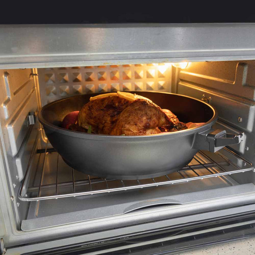 Diamond Earth® 28cm Deep Pan with detachable handle – Kleva Range ...