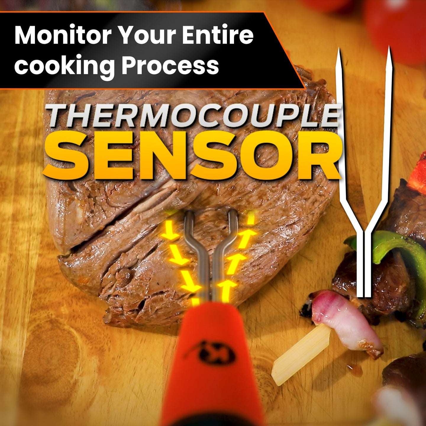 KLEVA Flavour Fork™- Digital BBQ Fork To Guarantee Tender Meats – Kleva ...