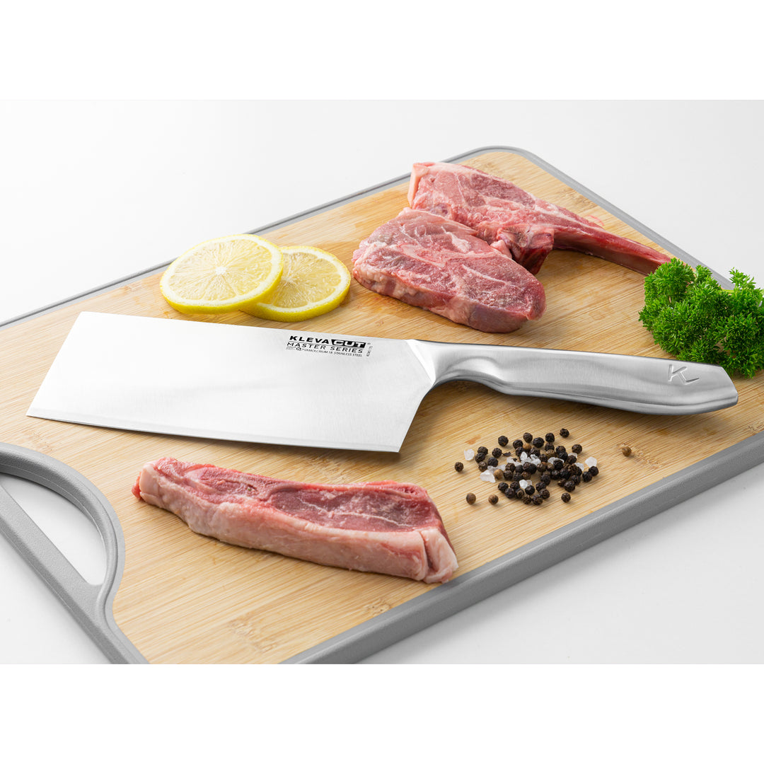 KlevaCut® Master Series Professional Cleaver Knife - 18cm – Kleva Range ...